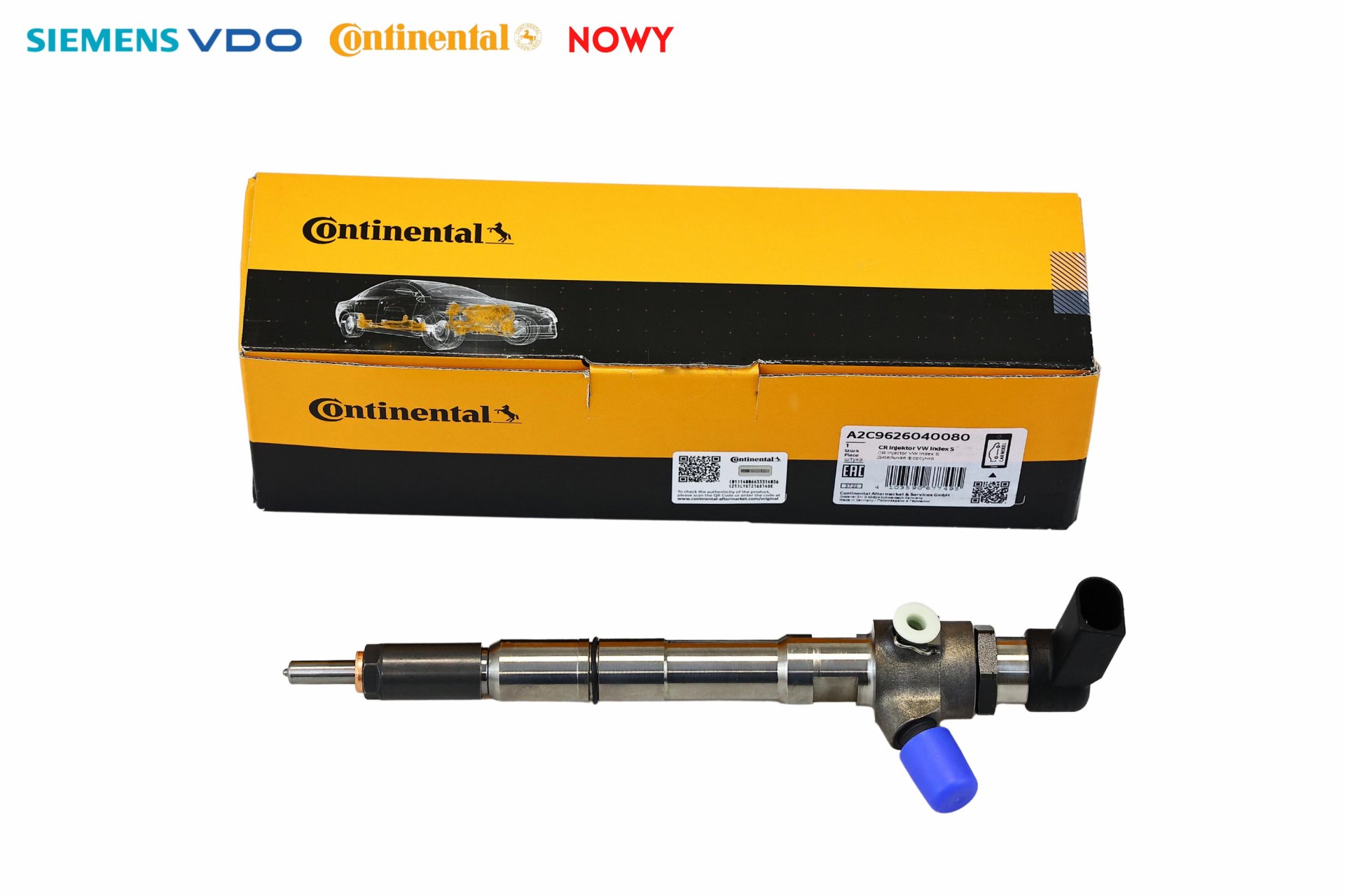 Wtryski Continental A2C59513554 VDO A2C9626040080 nowy cena
